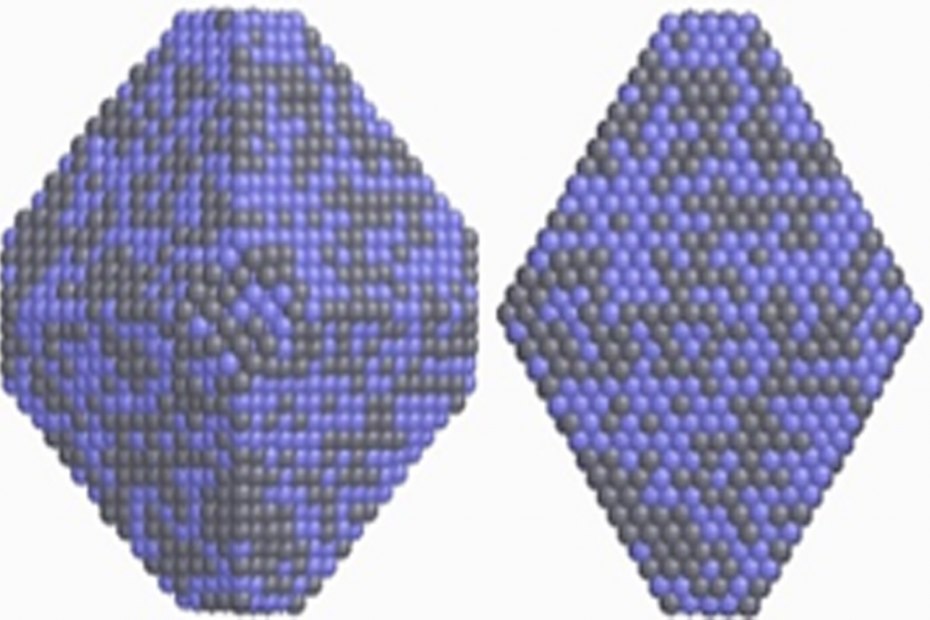 Atomic-scale faceting in CoPt nanoparticles epitaxially grown on NaCl ...